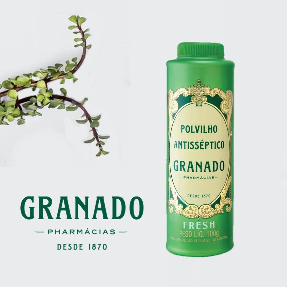 Talco Polvilho Antisséptico Fresh Granado 100g Pés Assaduras - Loja Lemis