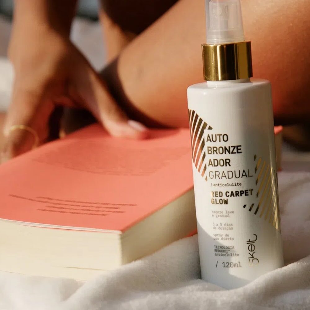 Spray Autobronzeador Gradual Skelt Anticelulite 120ml - Loja Lemis