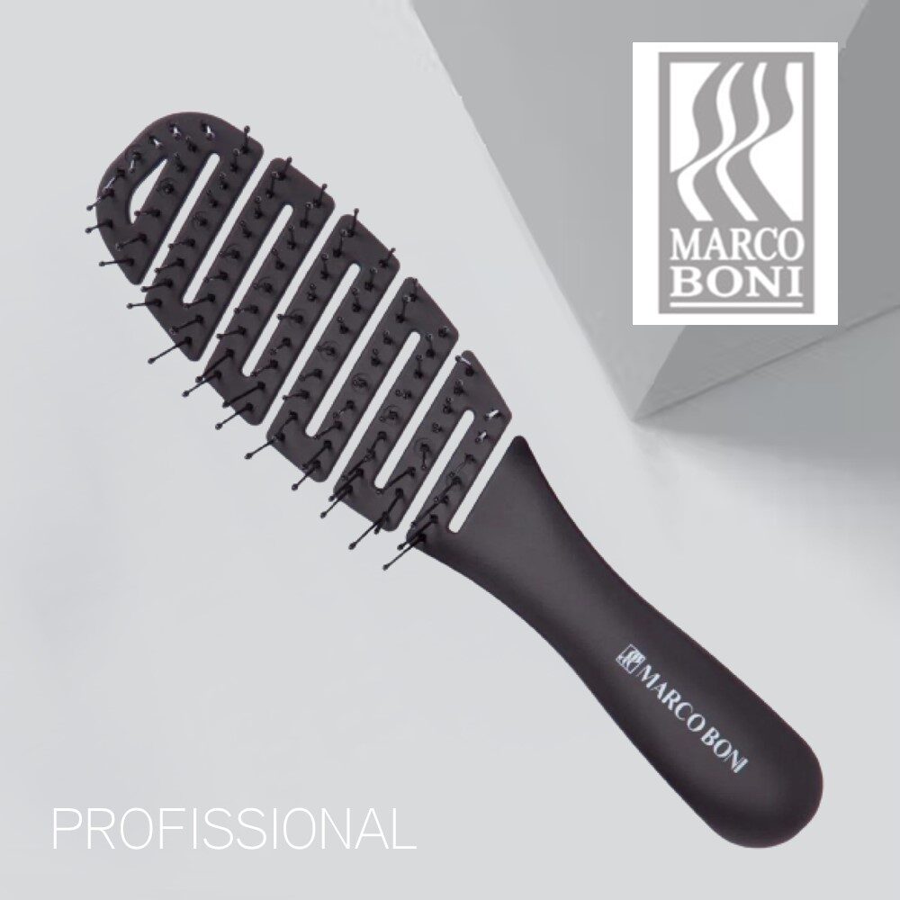 Escova de Cabelo Profissional Super Flex Média Marco Boni - Loja Lemis